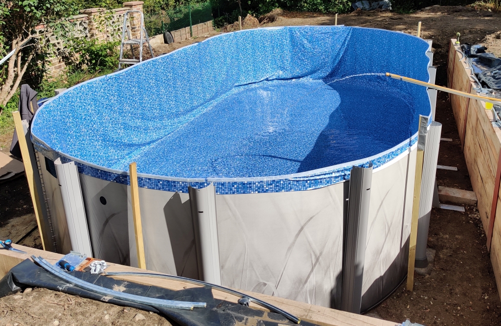 Serena Metal Sided Above Ground Pool Build - Above Ground Swimming Pools